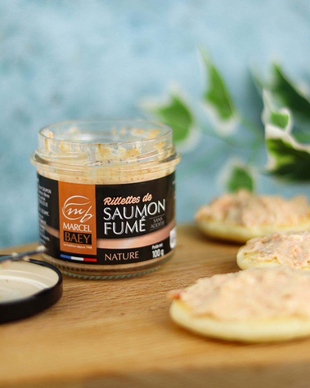Rillettes de saumon fumé nature | Marcel Baey